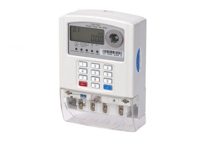 Single Phase STS Split Prepaid KWH Meter STS Keypad With UIU