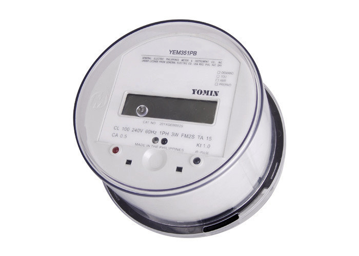 ANSI Socket Type Three Wire Single Phase Electronic Energy Meter 100A